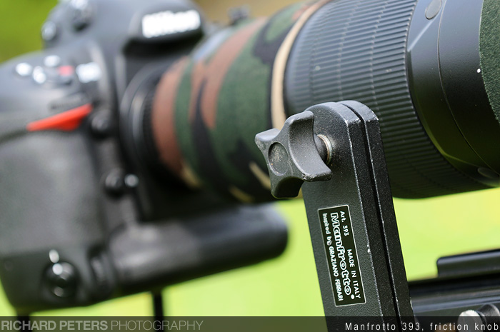 Manfrotto 393 gimbal head | Richard Peters Wildlife Photography